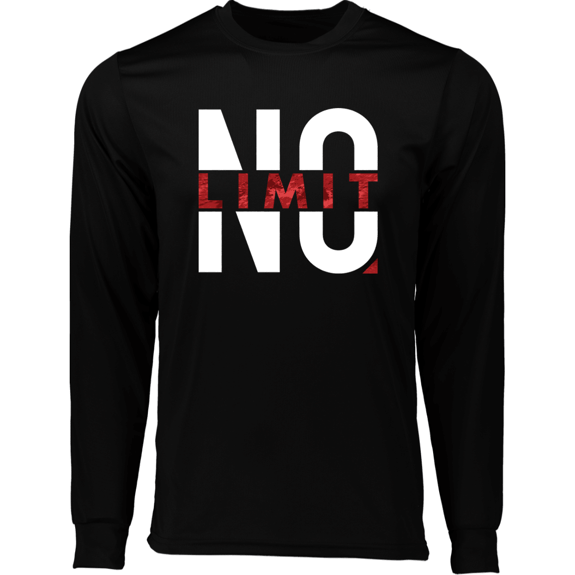 No Limit Men’s Black Long Sleeve - Office Garner