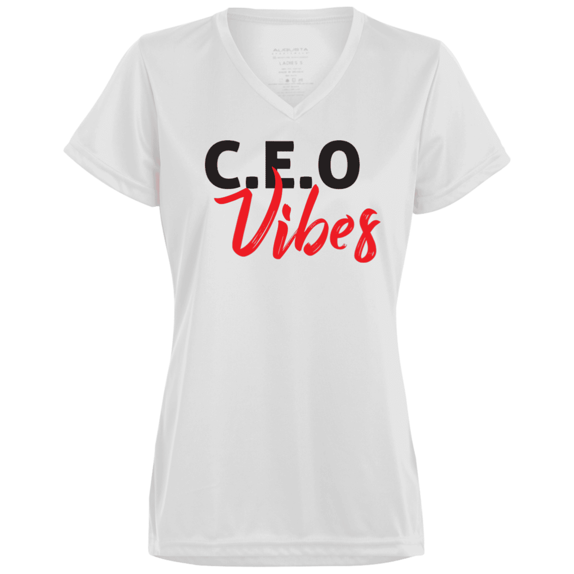 CEO Vibes Women’s White T-Shirt - Office Garner