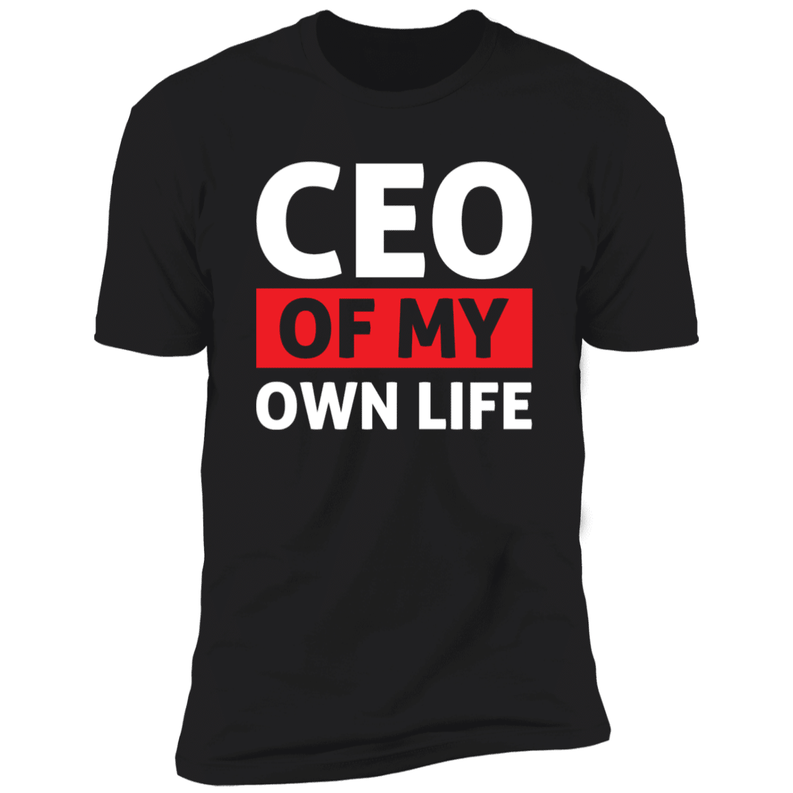 CEO Of My Own Life Men’s Black T-Shirt - Office Garner