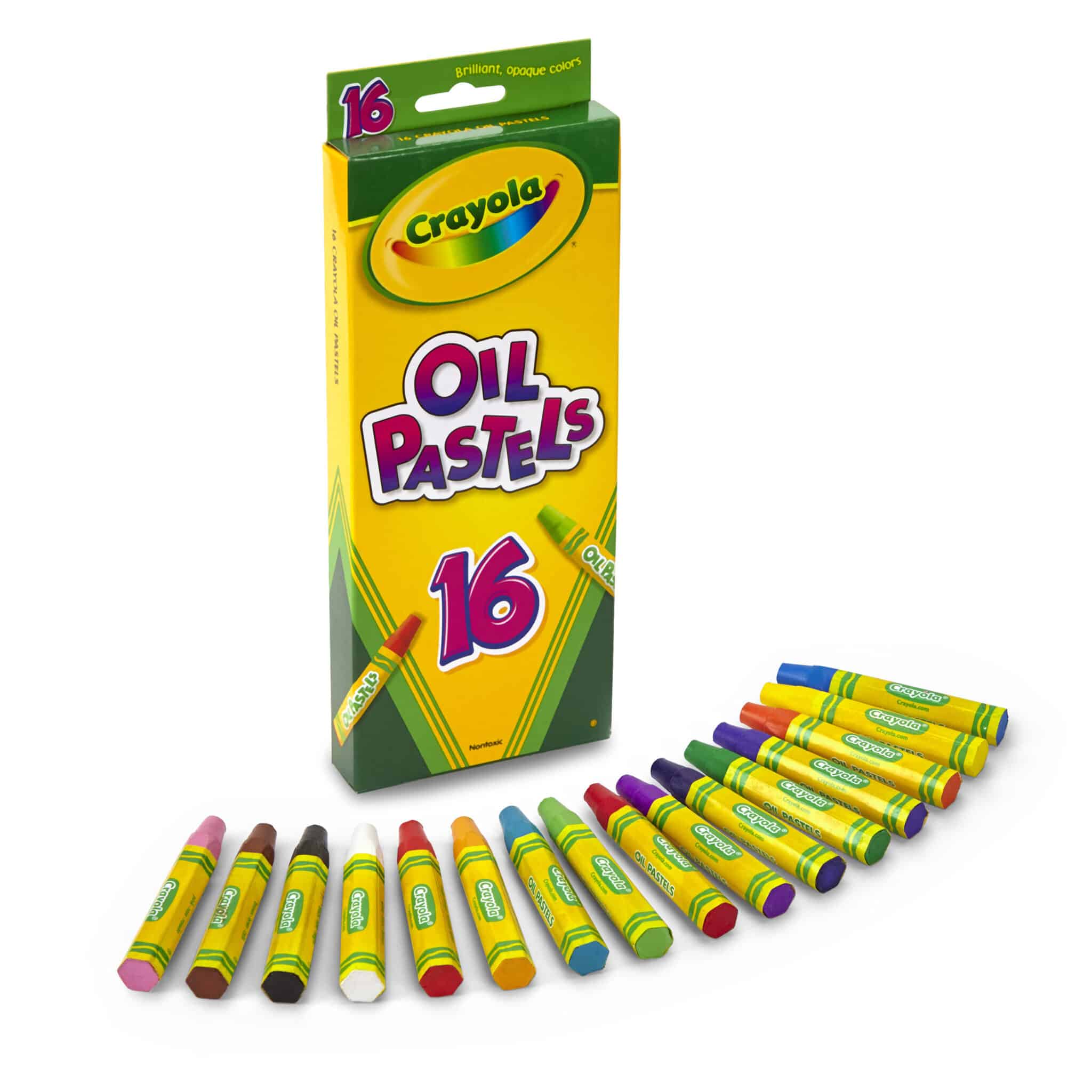 Oil Pastels, 16 Colors - Office Garner